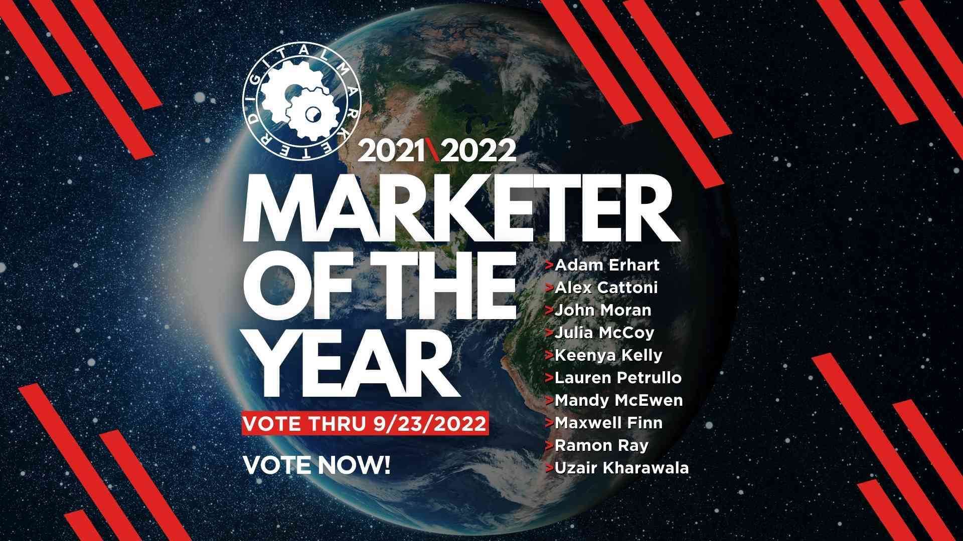 DigitalMarketer Marketer of the Year 2021/2022 - DigitalMarketer